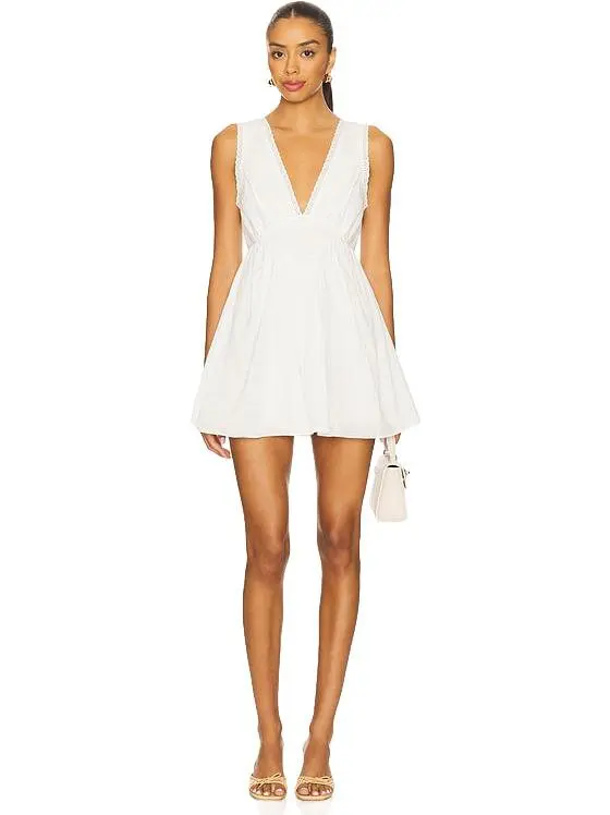 Tularosa Shawna Mini Dress - White