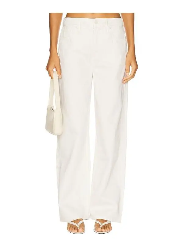 Good American Good Standard Baggy Denim Jeans - Ivory