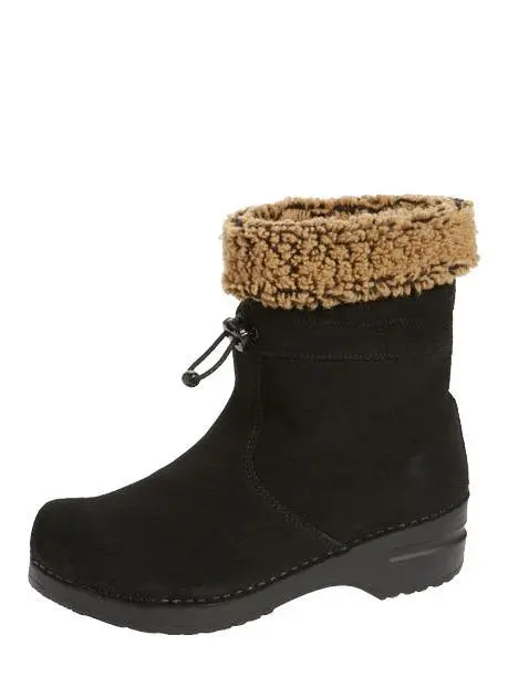 SANITA Yama Fleece Bootie - Black