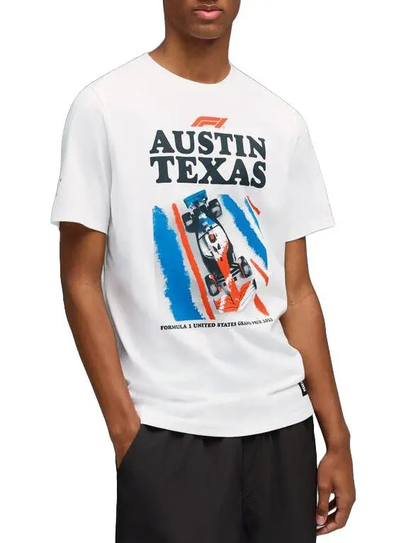PUMA Formula 1® Austin Graphic T-shirt - Puma White