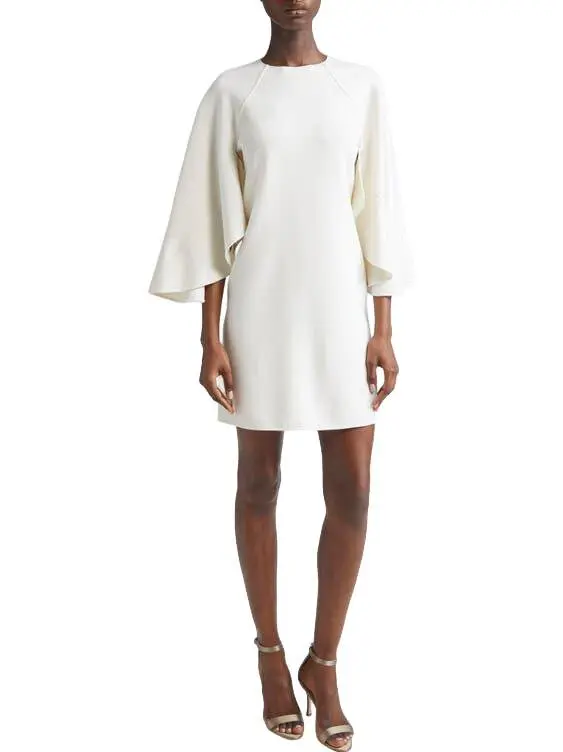 Michael Kors Cape Sleeve Shift Dress - Ivory