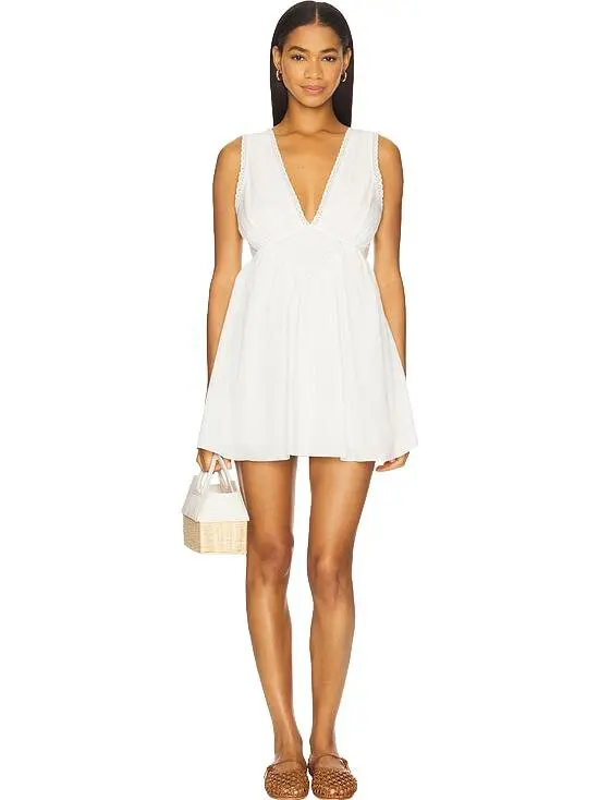 Tularosa Shawna Mini Dress - White