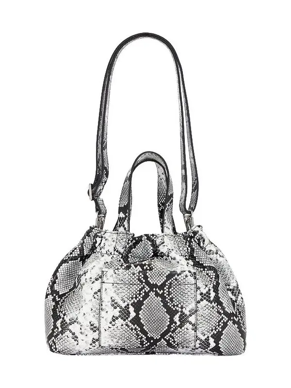 SAMSOE SAMSOE Saemmi Midi Bag - Black & White Snake