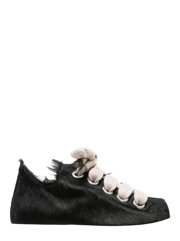 Rick Owens Jumbolaced Low Sneakers - Black