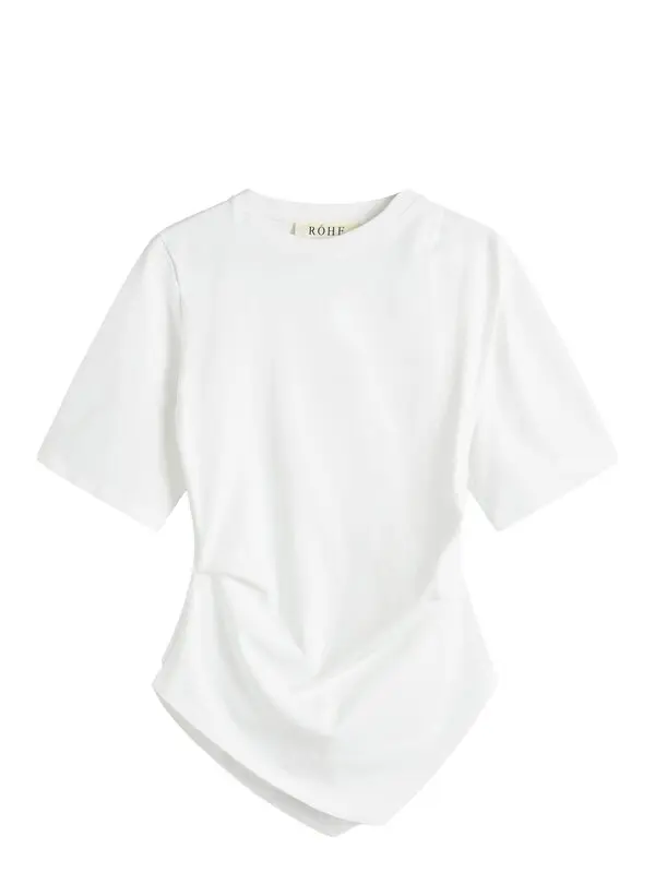 RÓHE Re-invented Twisted T-shirt - Optic White