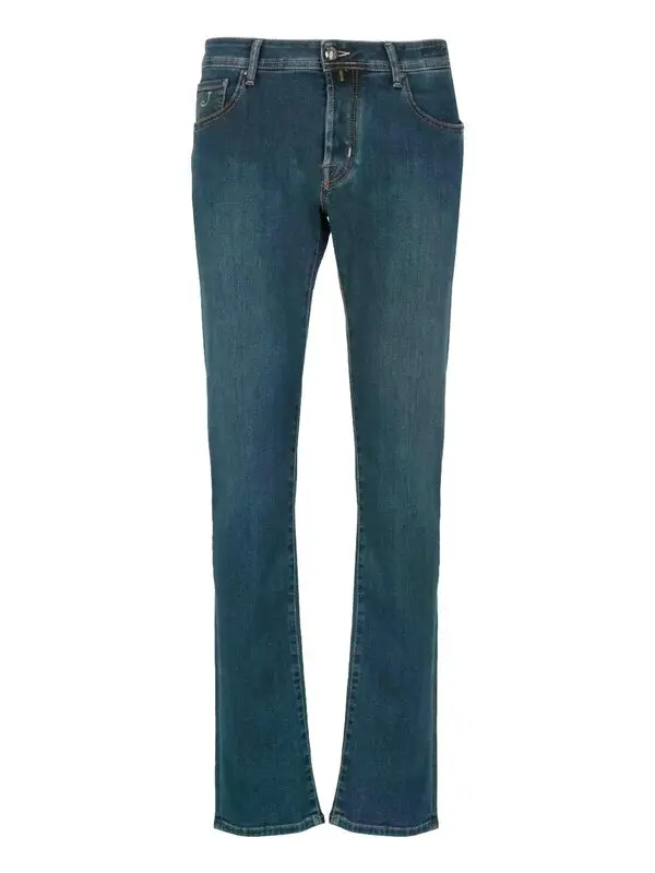 Jacob Cohen Contrast-stitching Jeans - Blue