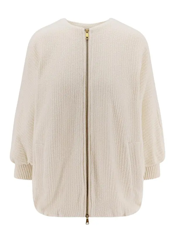 Max Mara Cirino Virgin Wool And Cashmere Jacket - White