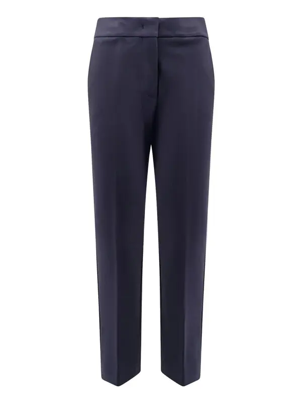 Max Mara Pegno Viscose Blend Trousers - Blue