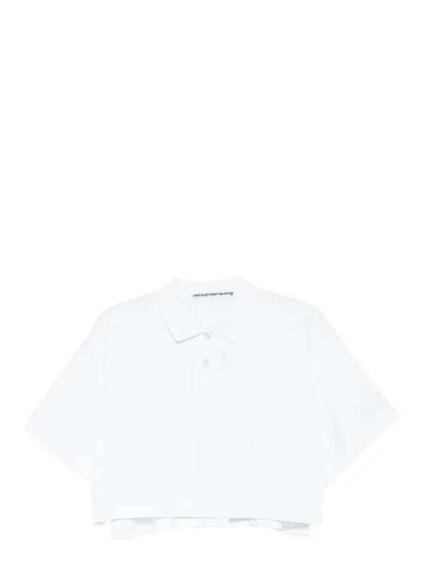 Alexander Wang Short-sleeve Polo Shirt - White