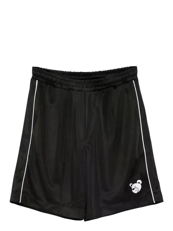 INBETWEENERS Logo-appliqué Track Shorts - Black