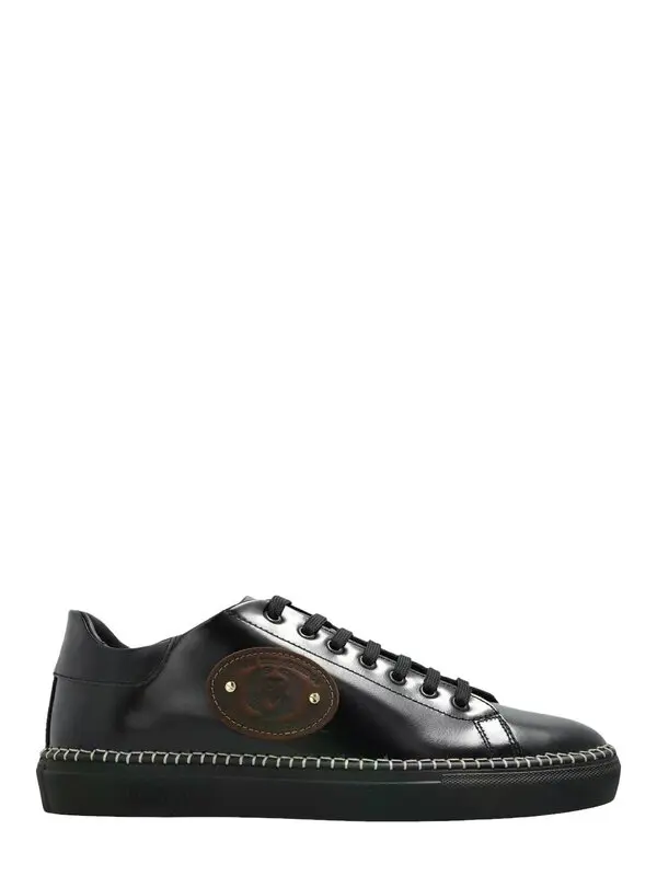 Moschino Logo-embossed Trainers - Black