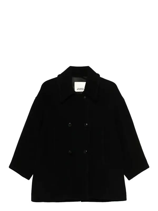 Isabel Marant Fiby Coat - Black