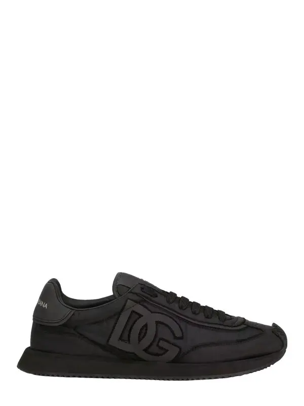 Dolce & Gabbana Panelled Cushion Sneakers - Black