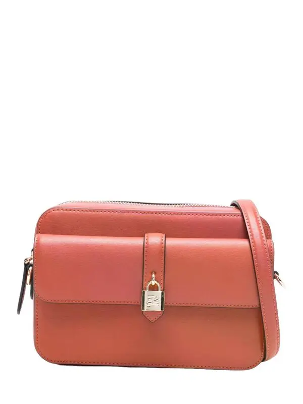 Karl Lagerfeld K/autograph Padlock Flap Cross Body Bag - Red