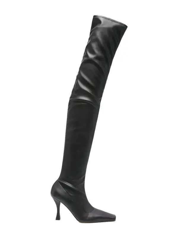 Proenza Schouler 95mm Trap Knee-high Boots - Black