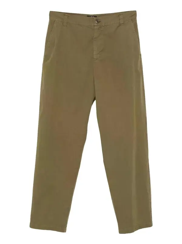 A.p.c. Cotton Trousers - Green