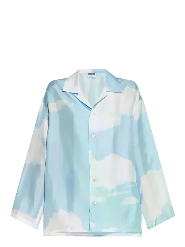 Moschino Cloud-print Shirt - Blue