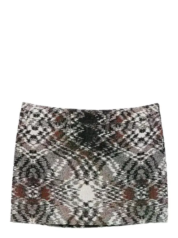Missoni Jacquard Mini Skirt - Brown