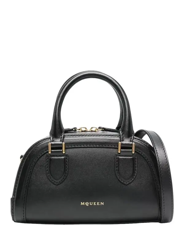 Alexander McQueen Mini Birdee Boston Tote Bag - Black