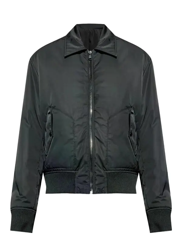 Balmain Logo-print Bomber Jacket - Black