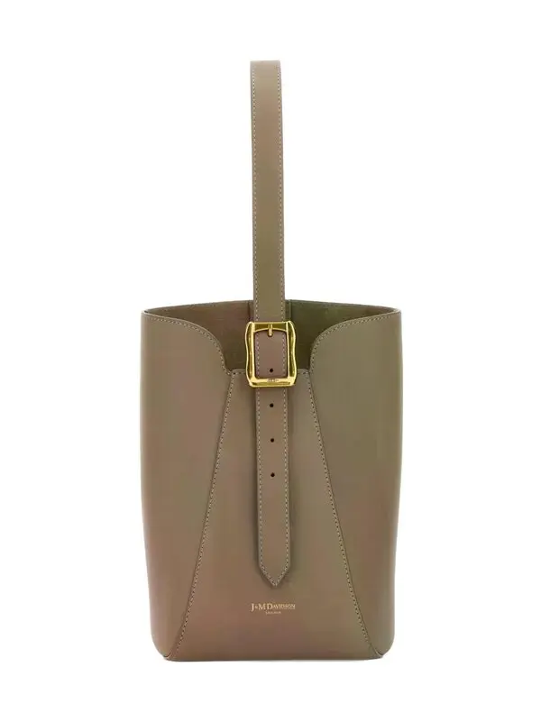 J & M DAVIDSON Mini Quiver Bucket Bag - Neutrals
