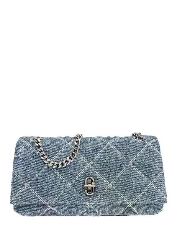Marc Jacobs The Quilted Small Dual Chain Crossbody Bag - Blue