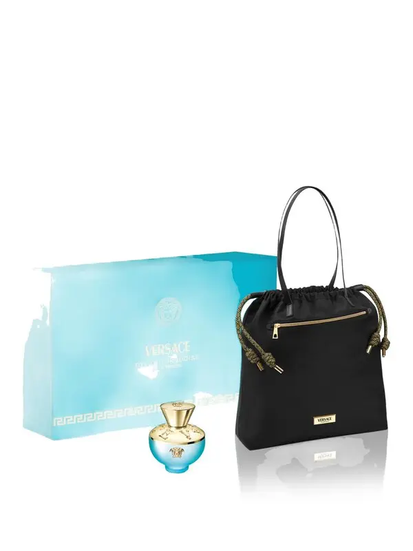 Versace Dylan Turquoise Eau De Toilette 2-piece Summer Set With Tote Bag - No Color