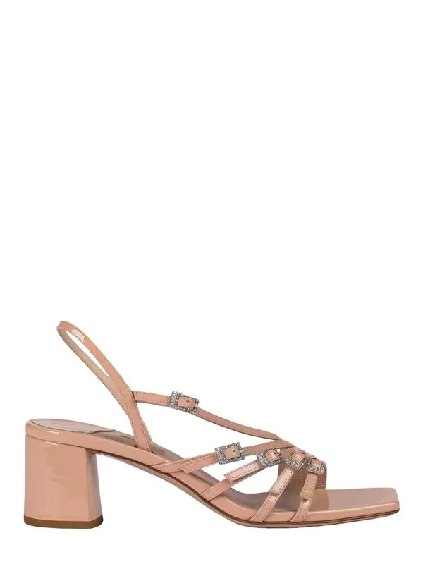 LE SILLA 50mm Scarlet Sandals - Neutrals