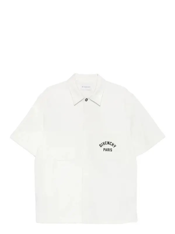Givenchy Paris Logo Shirt - Neutrals