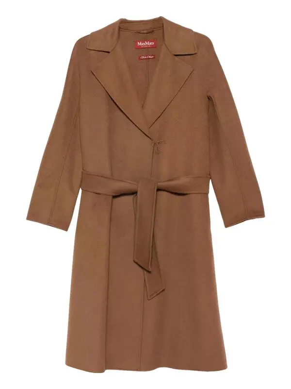 Max Mara Belted Wrap Coat - Brown