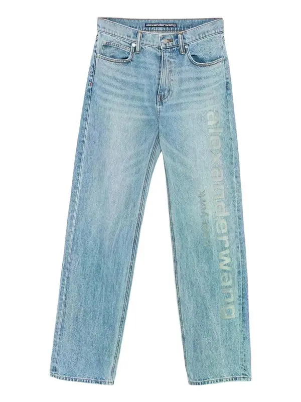 Alexander Wang Ez Cutout Jeans - Blue