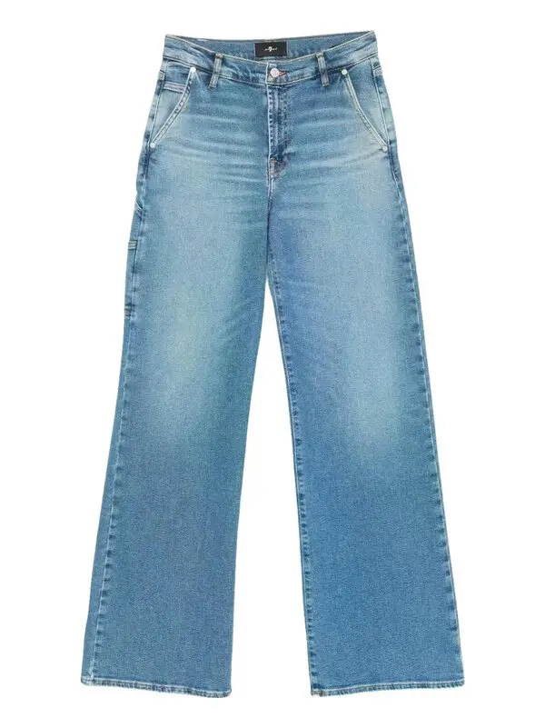 7 For All Mankind Utility Jeans - Blue