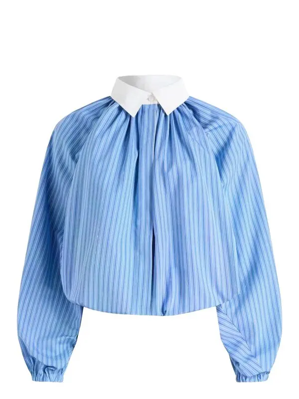 Patou Bubble Blouse - Blue
