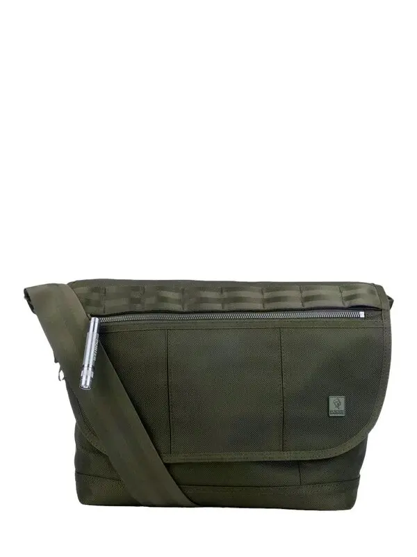 PORTER INTERNATIONAL Logo-patch Messenger Bag - Green