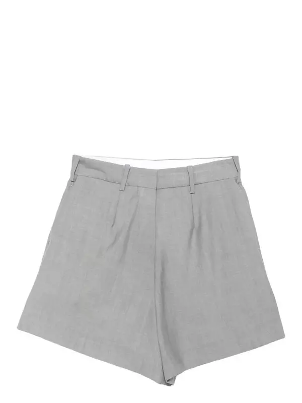 RACIL Tailored Wool Shorts - Grey