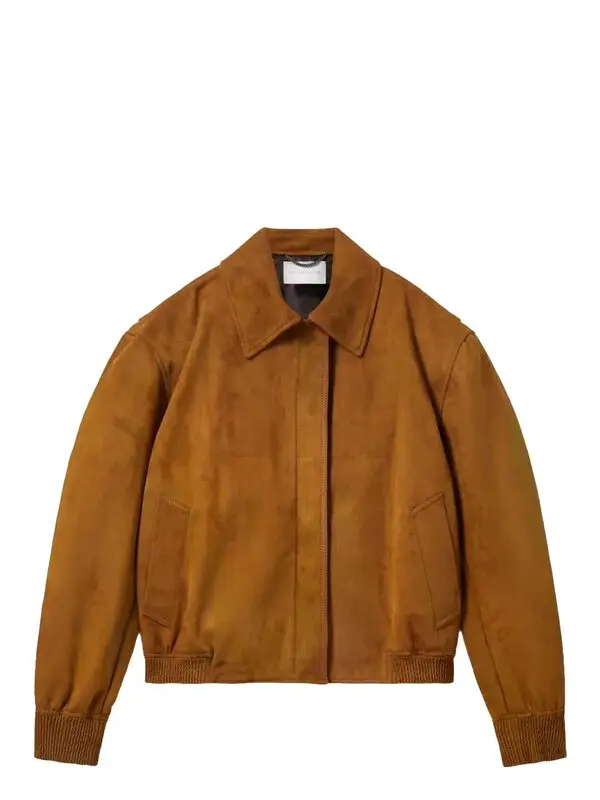 Stella McCartney Ribbed-trim Jacket - Brown