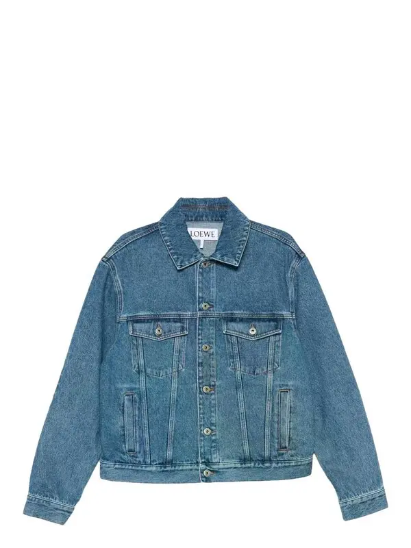 Loewe Anagram Denim Jacket - Blue