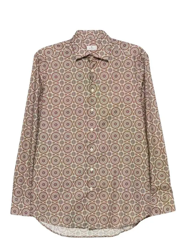 Etro Graphic-print Shirt - Brown