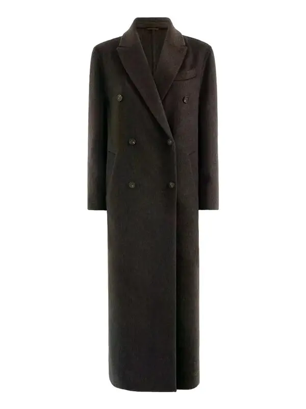 Brunello Cucinelli Double-breasted Coat - Red