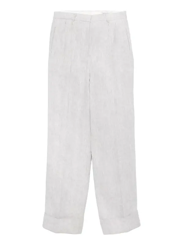 Officine Générale Cuffed Trousers - Neutrals