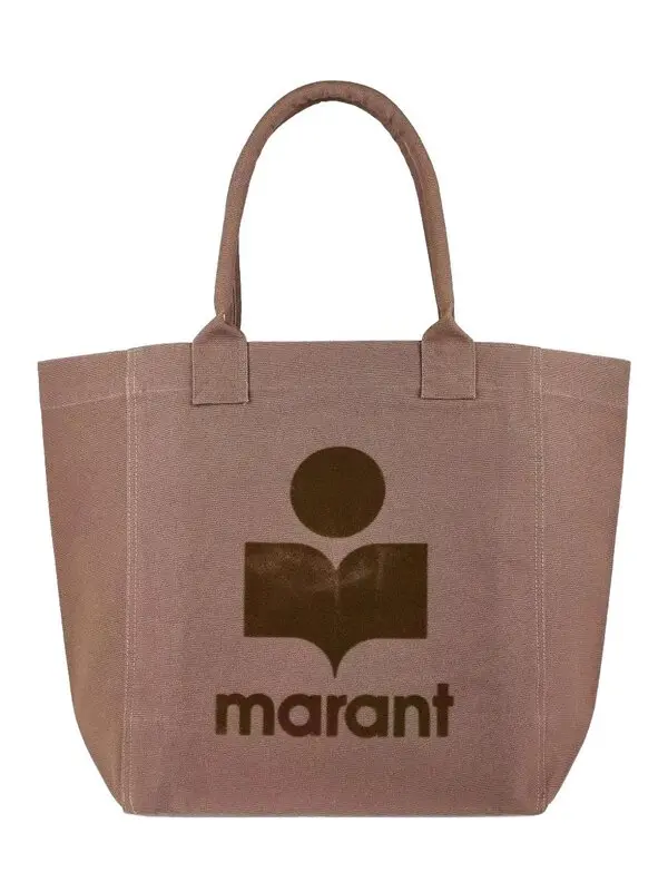 Isabel Marant Logo-embroidered Tote Bag - Brown