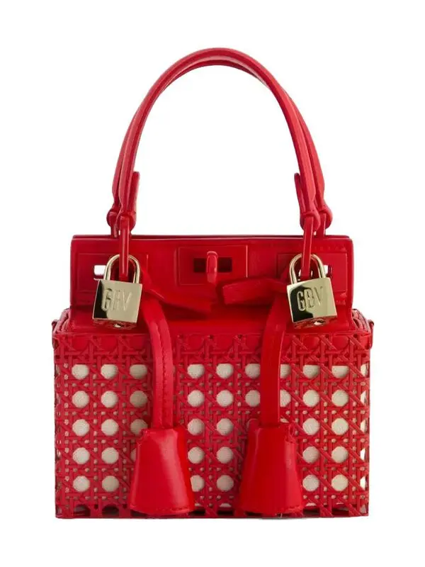 Giambattista Valli Leather Tote Bag - Red