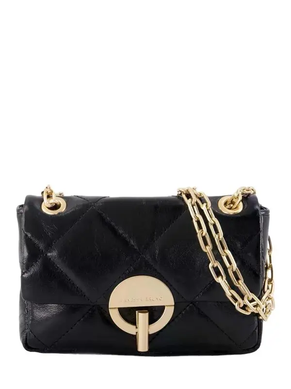 Vanessa Bruno Quilted Shoulder Bag - Black