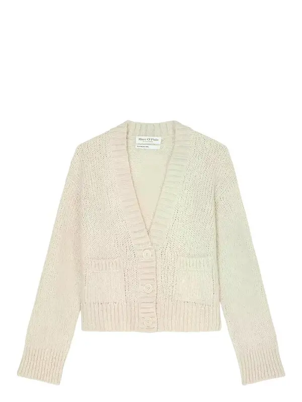 Marc O'polo Button-up Knitted Cardigan - Neutrals