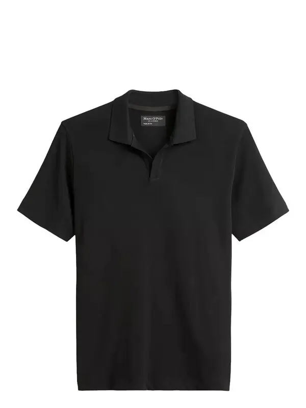 Marc O'polo Textured Polo Shirt - Black