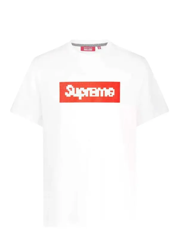 MOSTLY HEARD RARELY SEEN 8-BIT Logo-print T-shirt - White