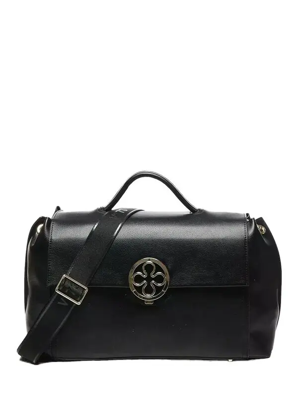 V°73 Logo-plaque Shoulder Bag - Black