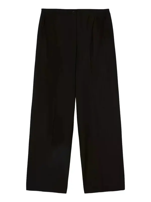 Marc O'polo Pressed-crease Trousers - Black