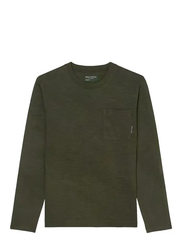 Marc O'polo Long-sleeve Pocket T-shirt - Green