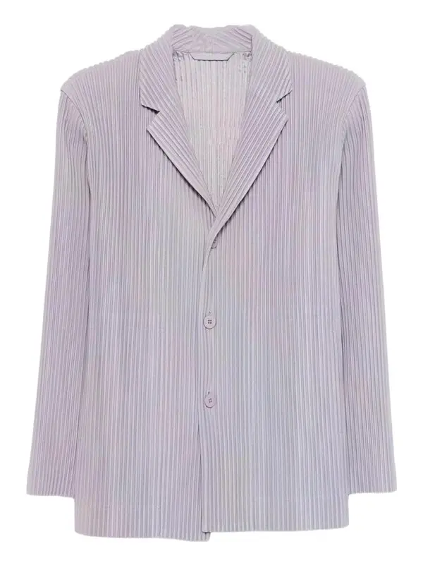 Issey Miyake Single-breasted Blazer - Grey